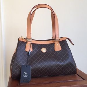 Rioni | Bags | Rioni Handbag Made In Italyleather And Canvas | Poshmark